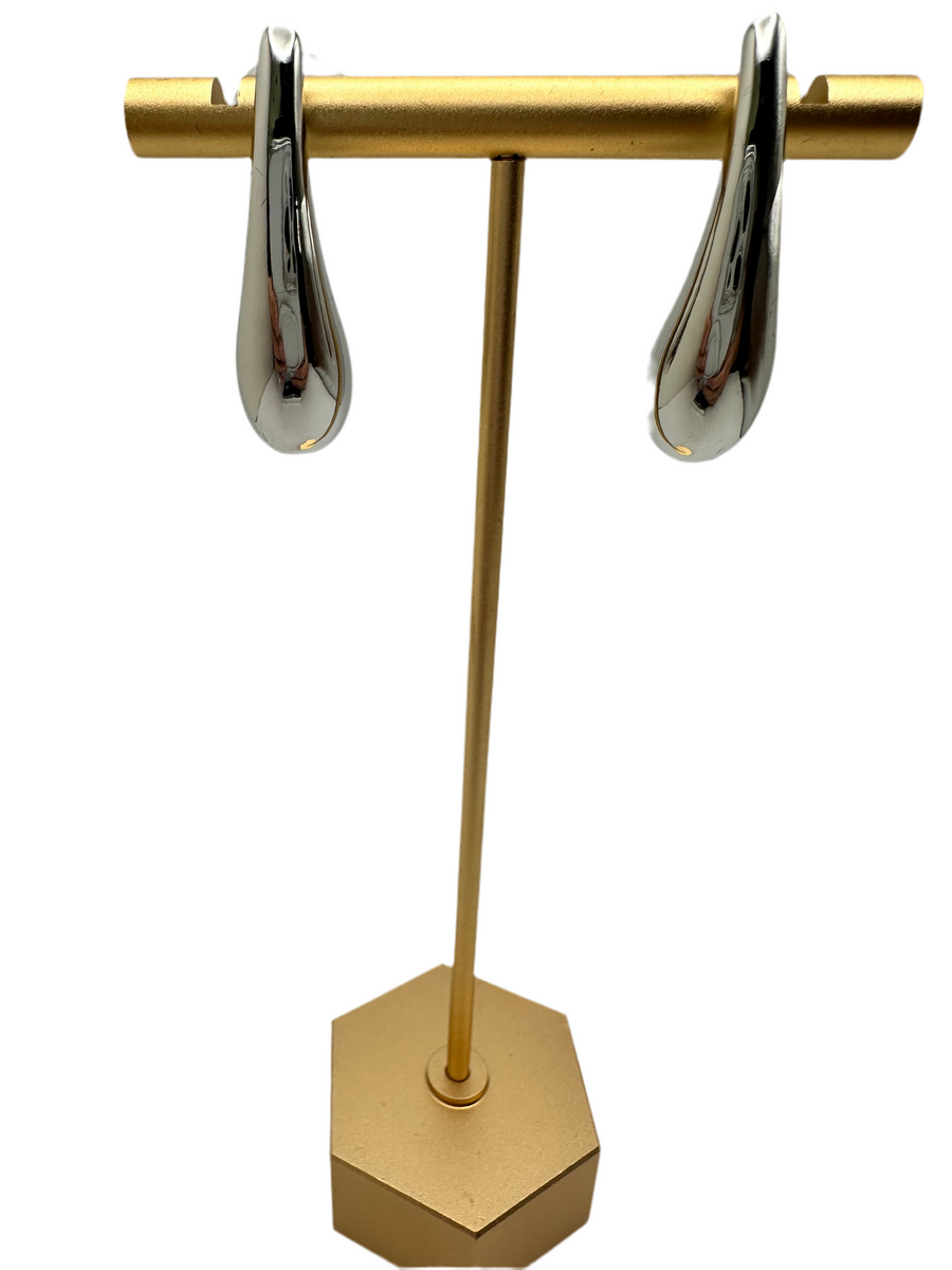 Long Water Drop Earrings – THEKLOSETKOUTURE.COM